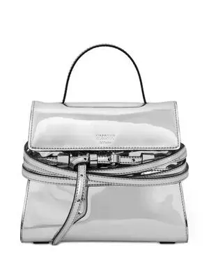 Moschino Tote Bag With Belt Detail - Silver