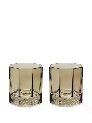 Versace Octagonal Crystal Glasses