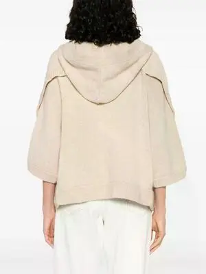 Max Mara Hooded Cardigan - Neutrals