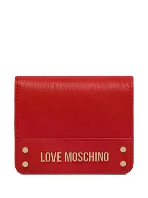 Moschino Logo-plaque Wallet - Red