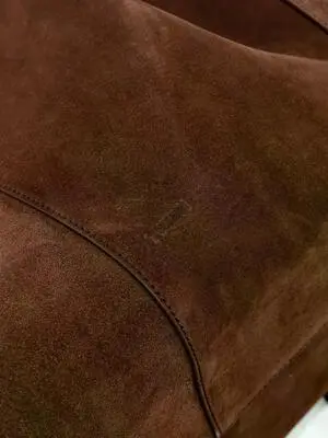 Yuzefi Suede Tote Bag - Brown