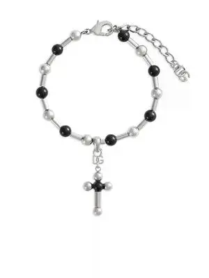 Dolce & Gabbana Cross-pendant Bracelet - Silver