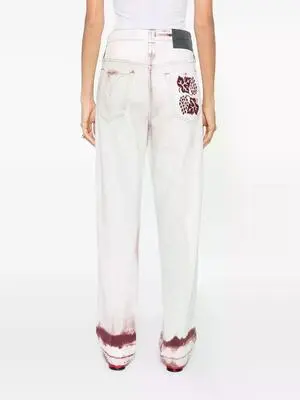 FEDERICO CINA Bleached-effect Trousers
