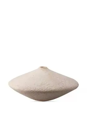 GARDECO Seixo Disco Textured Vase - Neutrals