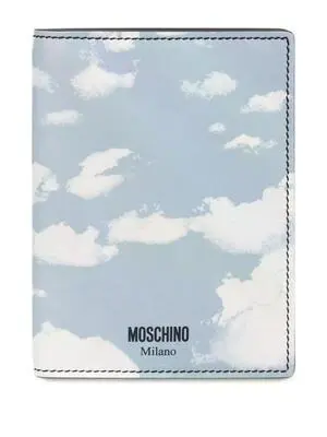 Moschino Leather Wallet - Blue