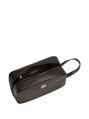Dolce & Gabbana Logo-plaque Wash Bag - Black