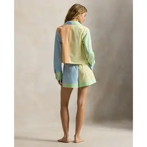 Ralph Lauren Striped Seersucker Shirt & Boxer Pj Set