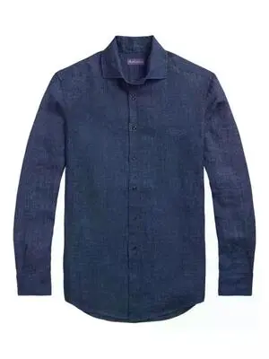 Ralph Lauren Linen Long-sleeve Shirt - Blue