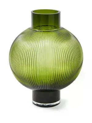 POLSPOTTEN Hot Air Balloon Glass Vase - Green