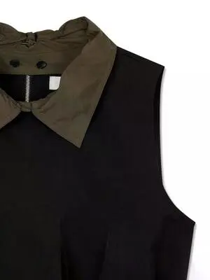 STUDIO TOMBOY Collared Belted Dress - Black
