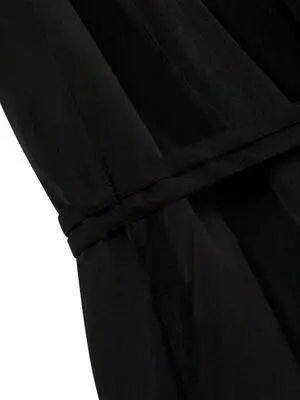 STUDIO TOMBOY Collared Belted Dress - Black