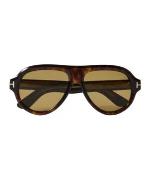 TOM FORD Icon Aviator-style Sunglasses - Brown