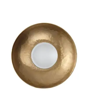 JAMIE YOUNG CO. Theia Iron Round Wall Mirror - Gold