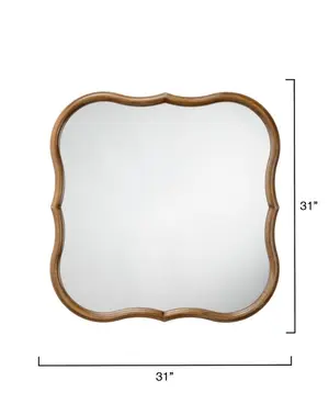 JAMIE YOUNG CO. Daisy Wood Wall Mirror