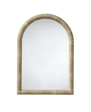 JAMIE YOUNG CO. Hill Seagrass Arch Wall Mirror - Natural