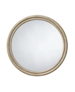JAMIE YOUNG CO. Riley Wood Round Wall Mirror - Natural