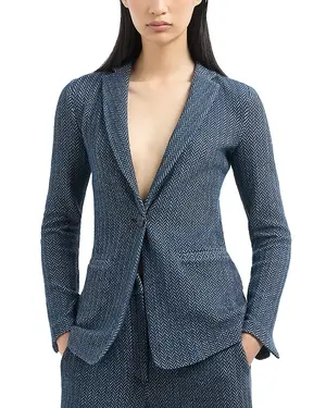 Emporio Armani Chevron Blazer