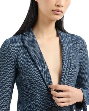 Emporio Armani Chevron Blazer