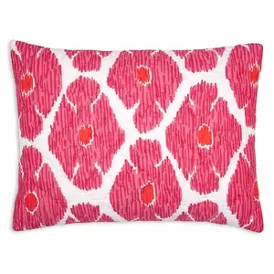JOHN ROBSHAW Poppy Azalea Ikat King Sham - Azalea Pink