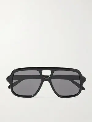 Loewe Aviator-style Acetate Sunglasses - Black