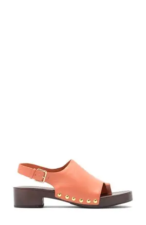 Jeffrey Campbell Pipper Slingback Platform Sandal - Coral