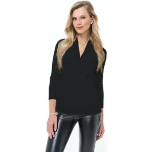 ACCOUCHEE Maternity/nursing Top - Black