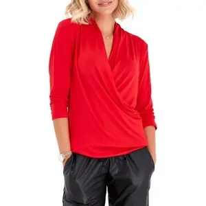ACCOUCHEE Maternity/nursing Top - Red