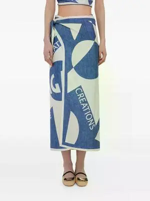 FERRAGAMO Graphic-print Wrap Scarf