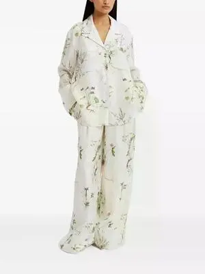 Erdem Silk Trousers