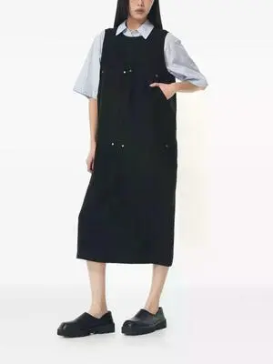 STUDIO TOMBOY Sleeveless Utility Midi Dress