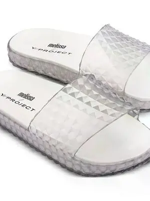 Y/project X Melissa Court Slides - White