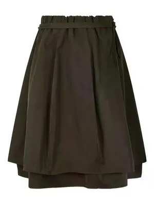 STUDIO TOMBOY Layered Drawstring Midi Skirt