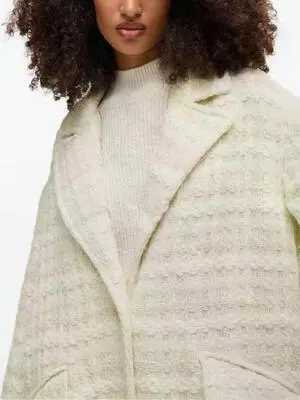 BOSS Bouclé-knit Coat