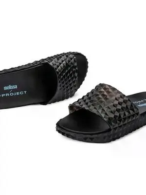 Y/project X Melissa Court Slides - Black