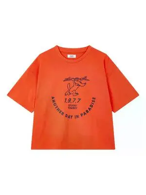 STUDIO TOMBOY Graphic-print T-shirt - Orange