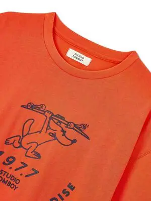 STUDIO TOMBOY Graphic-print T-shirt - Orange