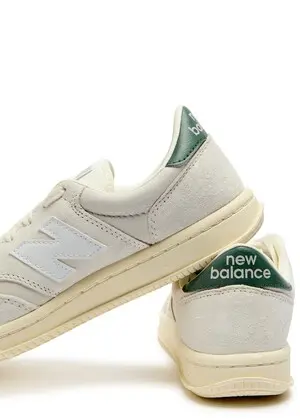 NEW BALANCE T500 Court Panelled Leather Sneakers