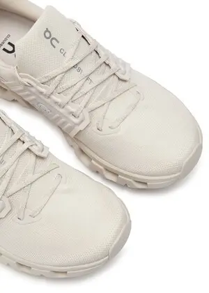 On Cloudswift X 4 Panelled Mesh-knit Sneakers - Sand