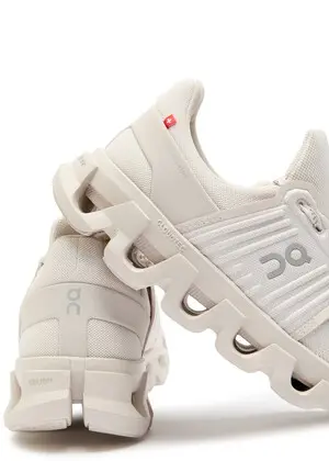 On Cloudswift X 4 Panelled Mesh-knit Sneakers - Sand
