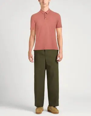 Alpha Studio Polo Shirt Size Cotton, Elastane - Brown