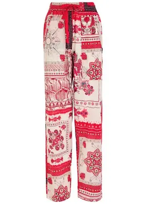Isabel Marant Étoile Printed Cotton Trousers