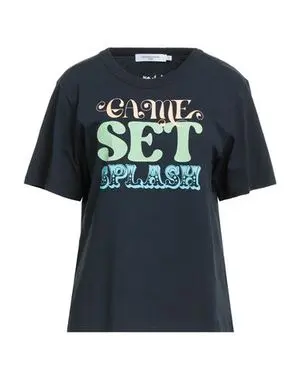 Maison Kitsuné Printed Cotton T-shirt - Navy