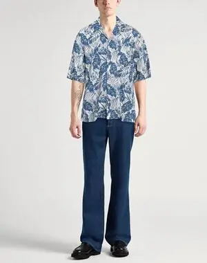LARDINI Shirt Size Cotton - Blue