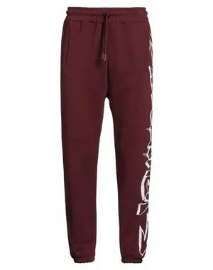DISCLAIMER Man Pants Brown Size Xs Cotton Red