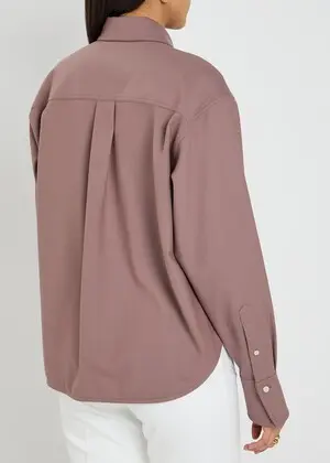 Victoria Beckham Twill Shirt - Mauve