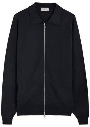 John Smedley Alston Wool Overshirt