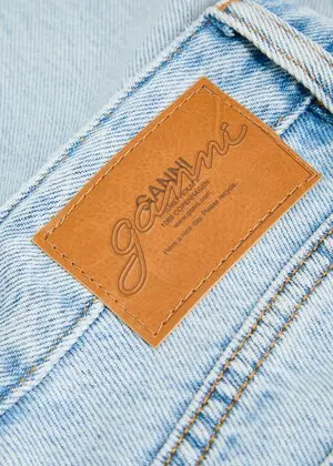 GANNI Wide-leg Jeans - Denim