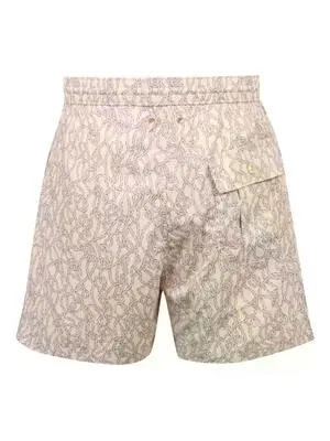 Agnona Drawstring Swim Shorts - Neutrals