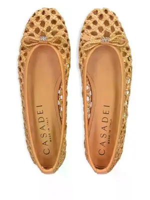 Casadei Versilia Ballet Flats - Neutrals