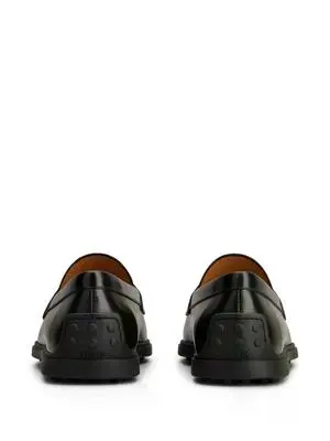TOD'S Leather Loafers - Black